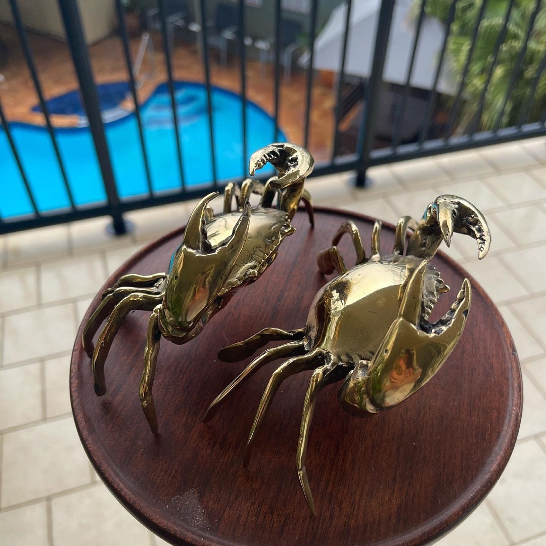 Brass Crabs. X 2. - Etsy