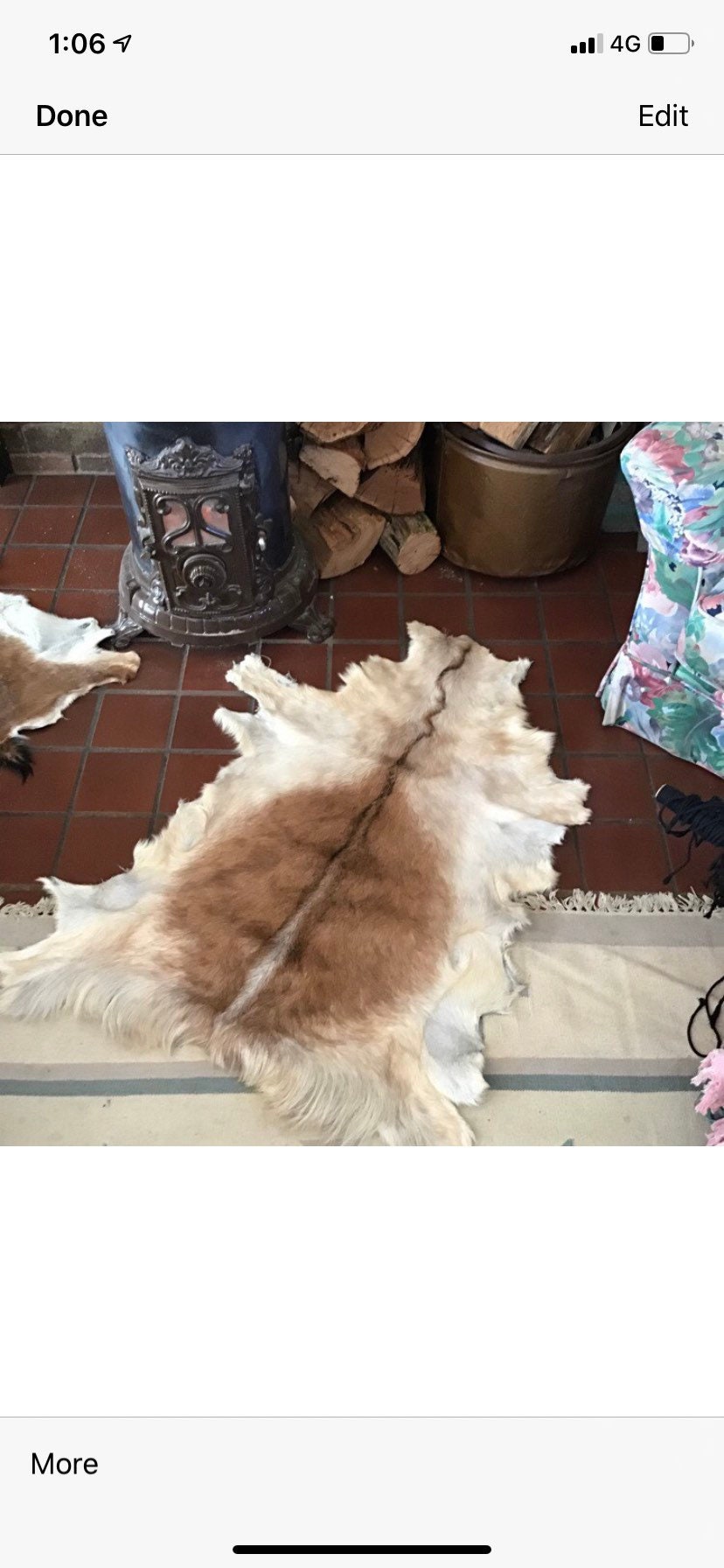 Genuine goat skins