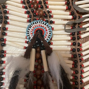 Bone Tribe Long Chest Piece. - Etsy