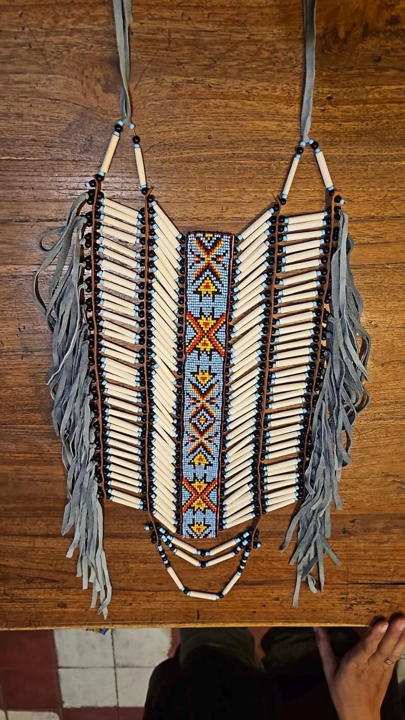 Beaded Tribal Chestplate: Festival Body Jewelry - Etsy