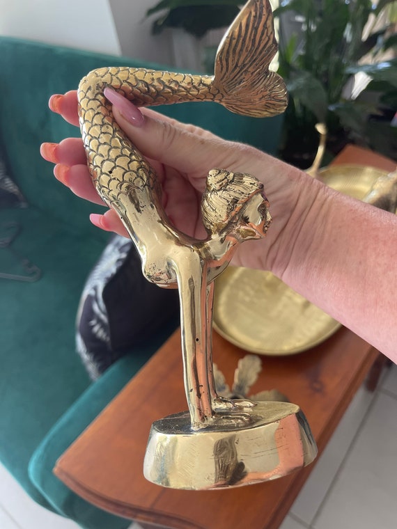 Figurines Sculpture Mermaid hand standing etna.com.pe