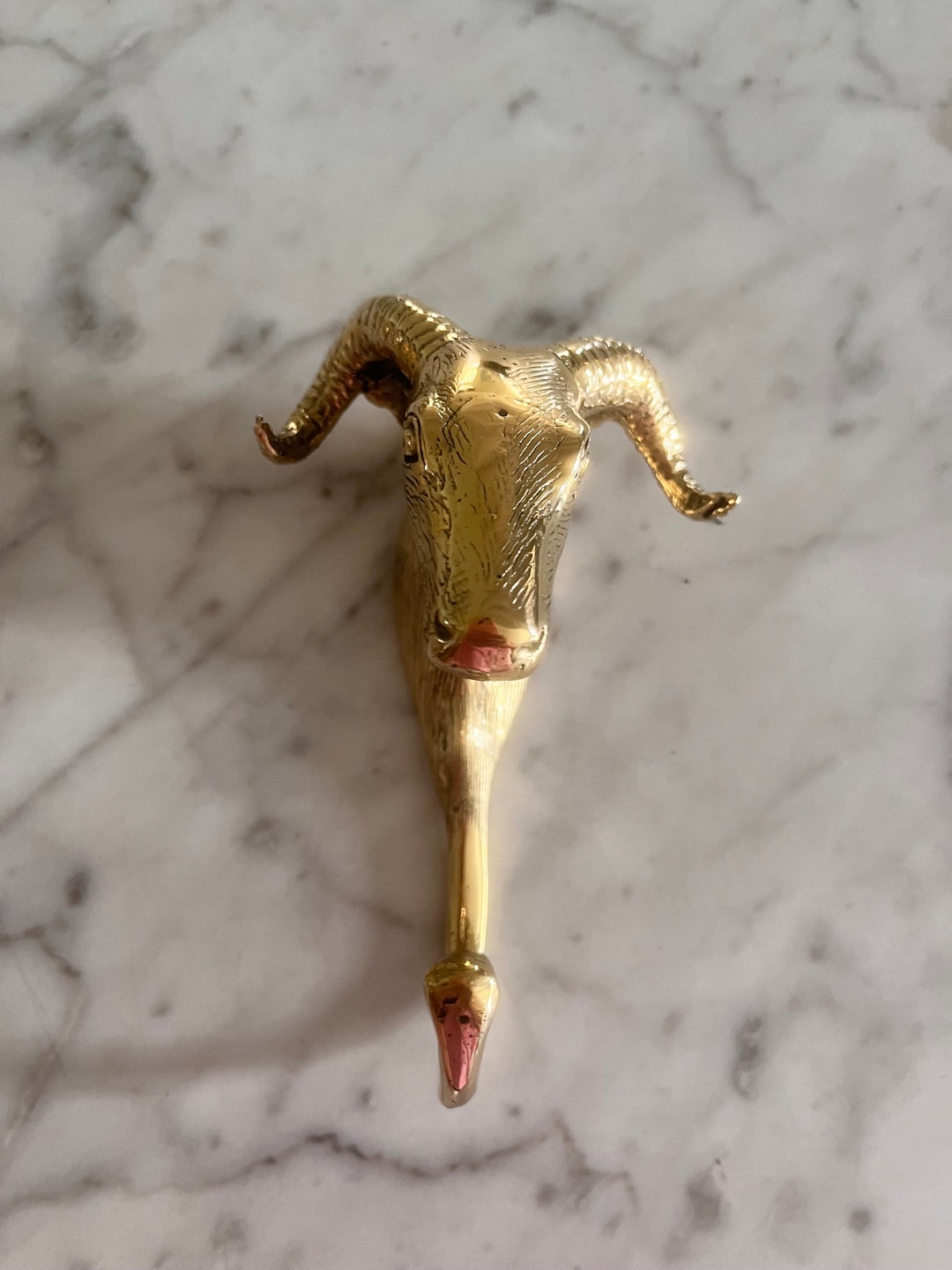 Goat Brass Hook - Etsy