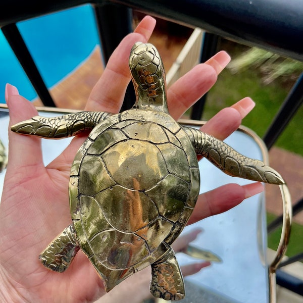 Brass Turtles - Etsy