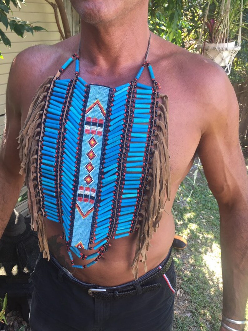 Beaded Chest Piece - Etsy