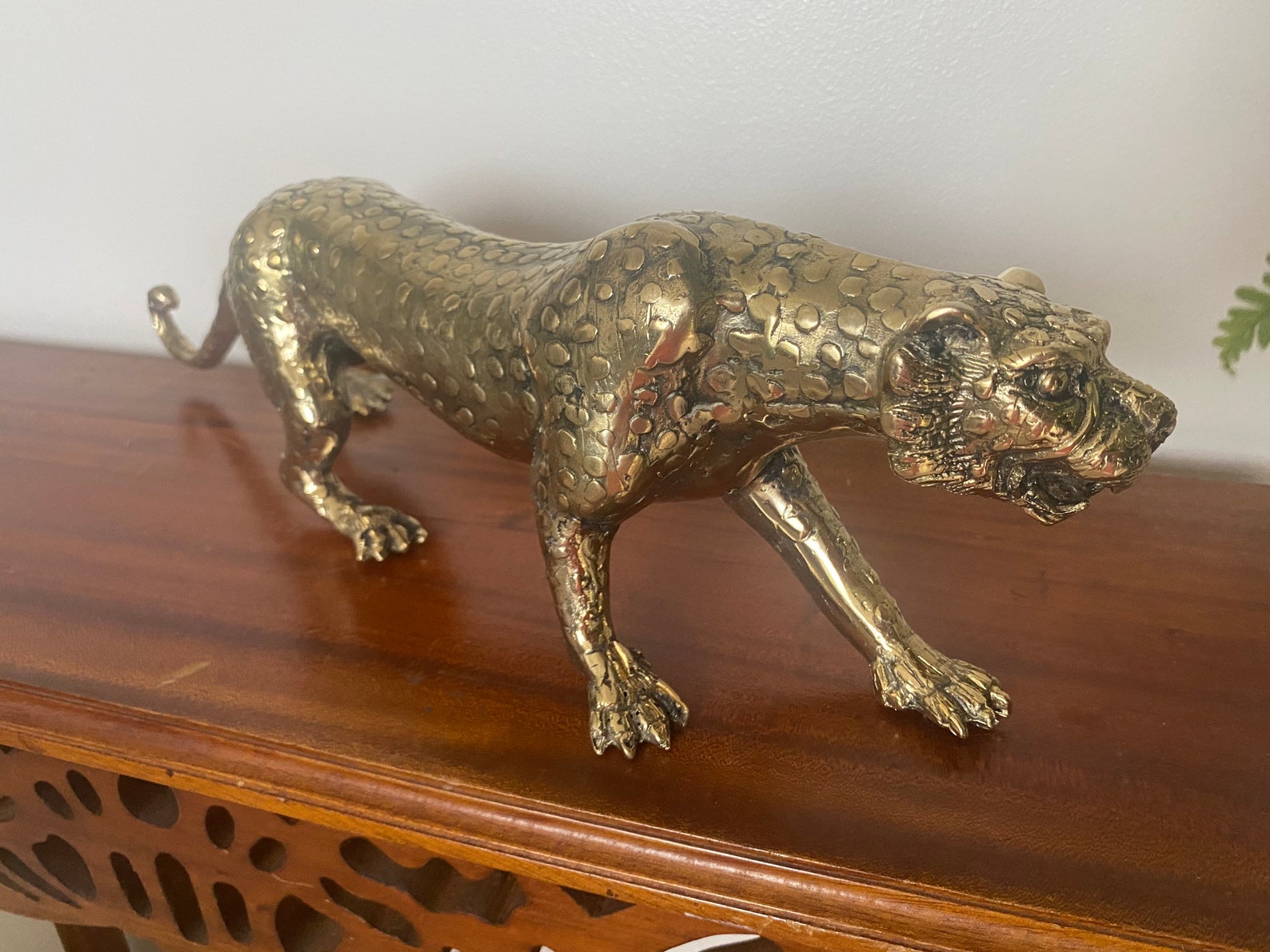Large Brass Leopard. - Etsy