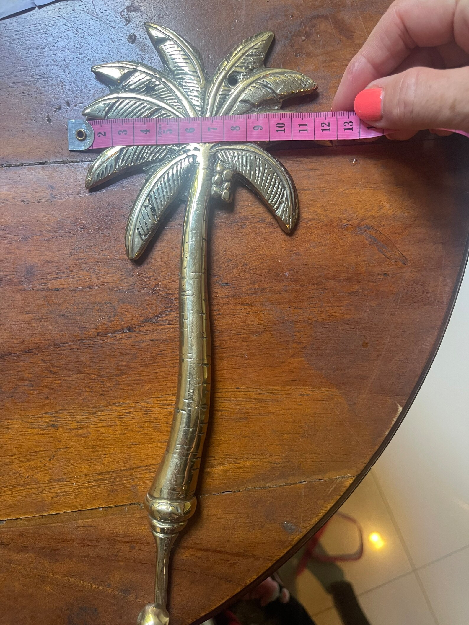 Tall Brass Palm Tree Hooks - Etsy