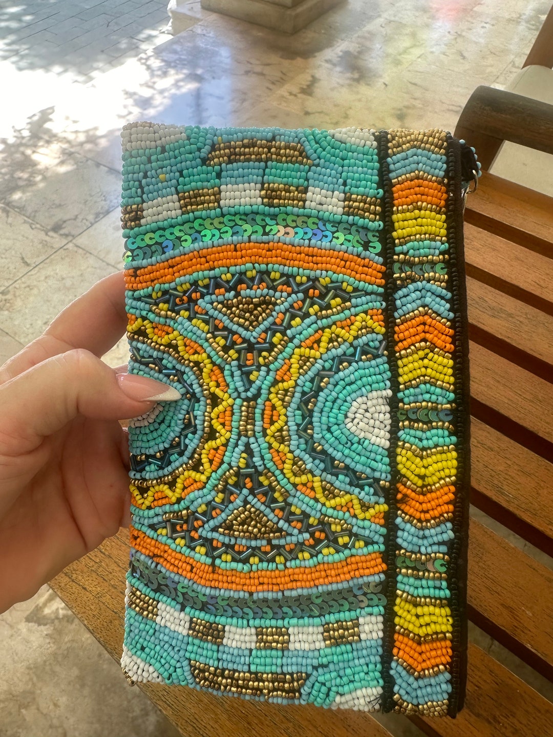 Hand Beaded Purse - Etsy
