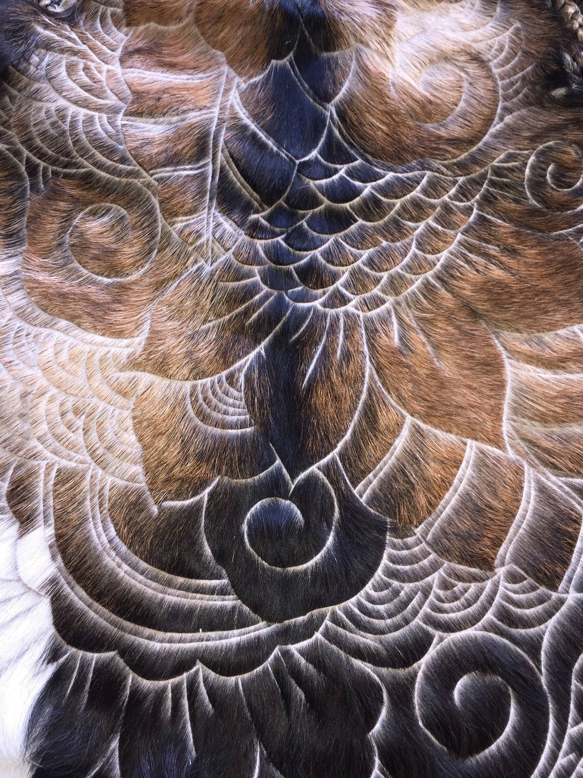 Handcarved Goat Hide - Etsy