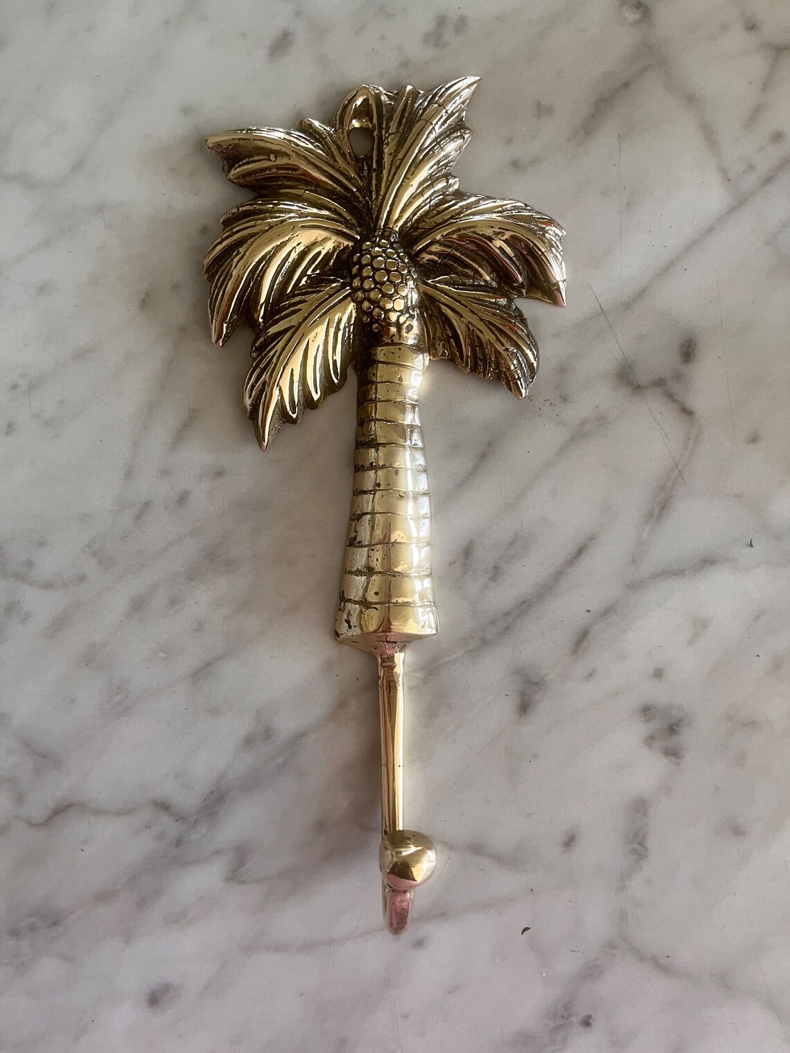Single Palm Tree Brass Hook - Etsy