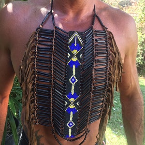 Beaded Chest Piece - Etsy