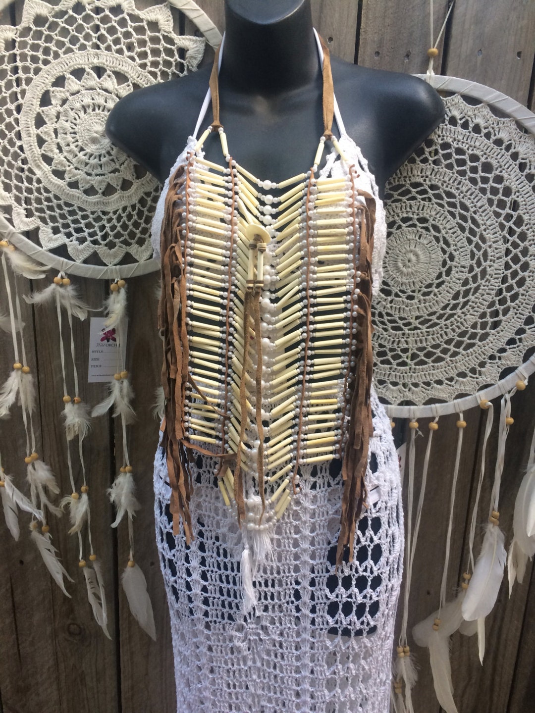 Bone Chest Piece - Etsy