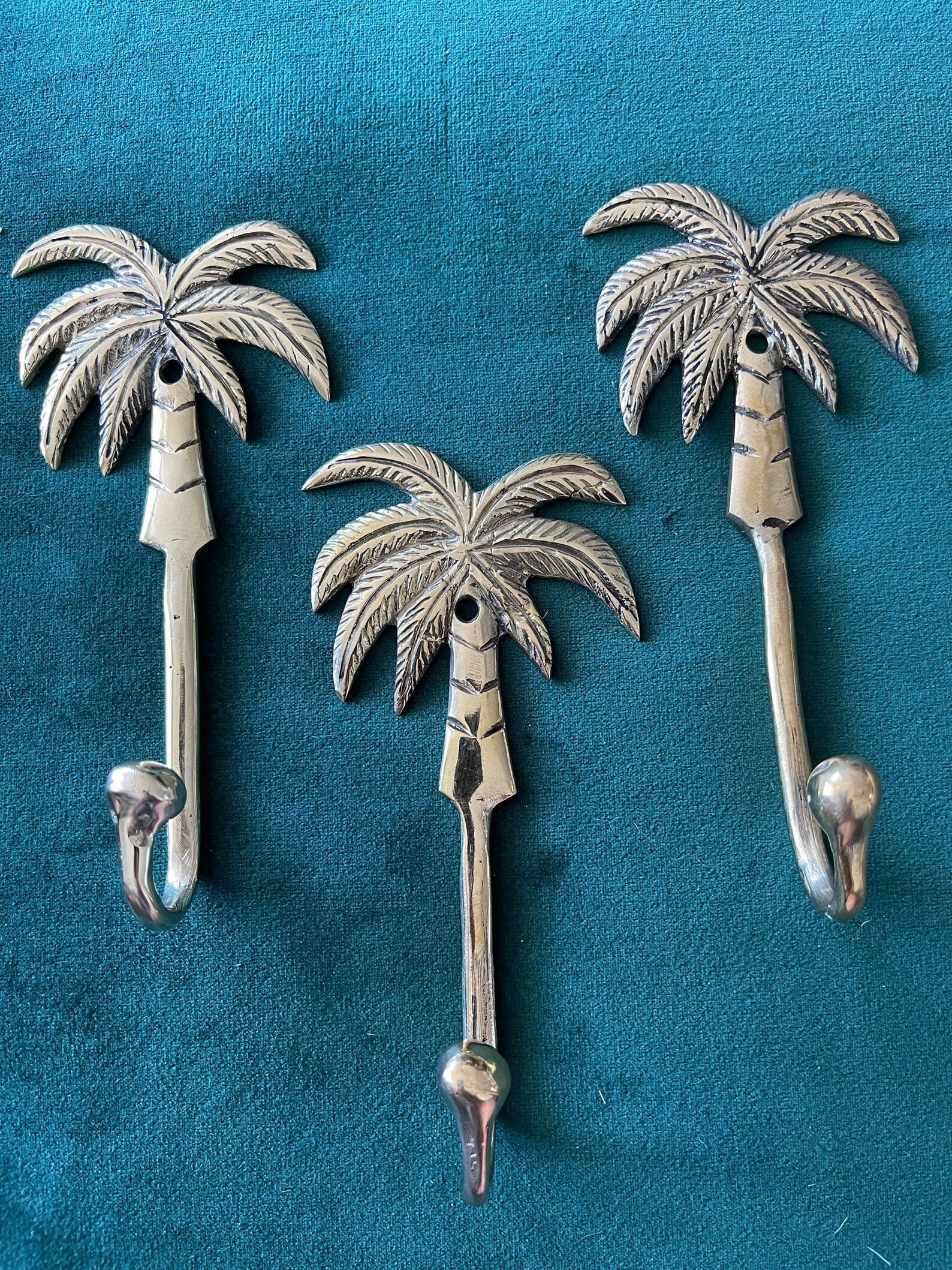 Brass Hooks. Palm Trees. - Etsy UK