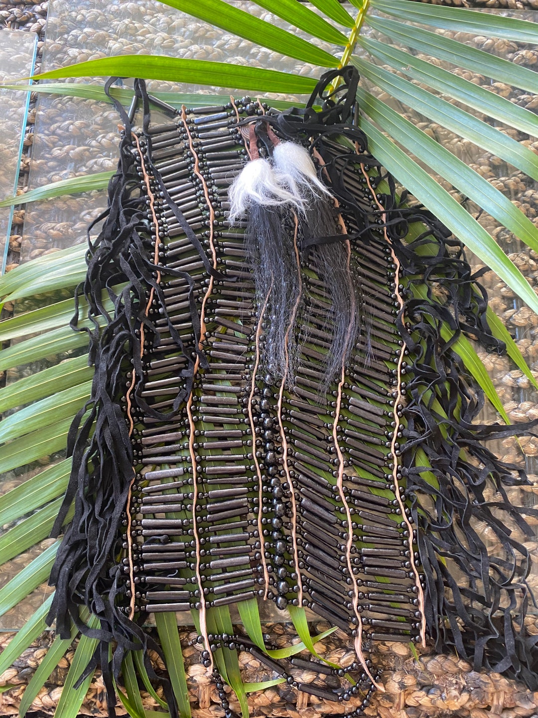 Extra Long Black Chest Piece. - Etsy