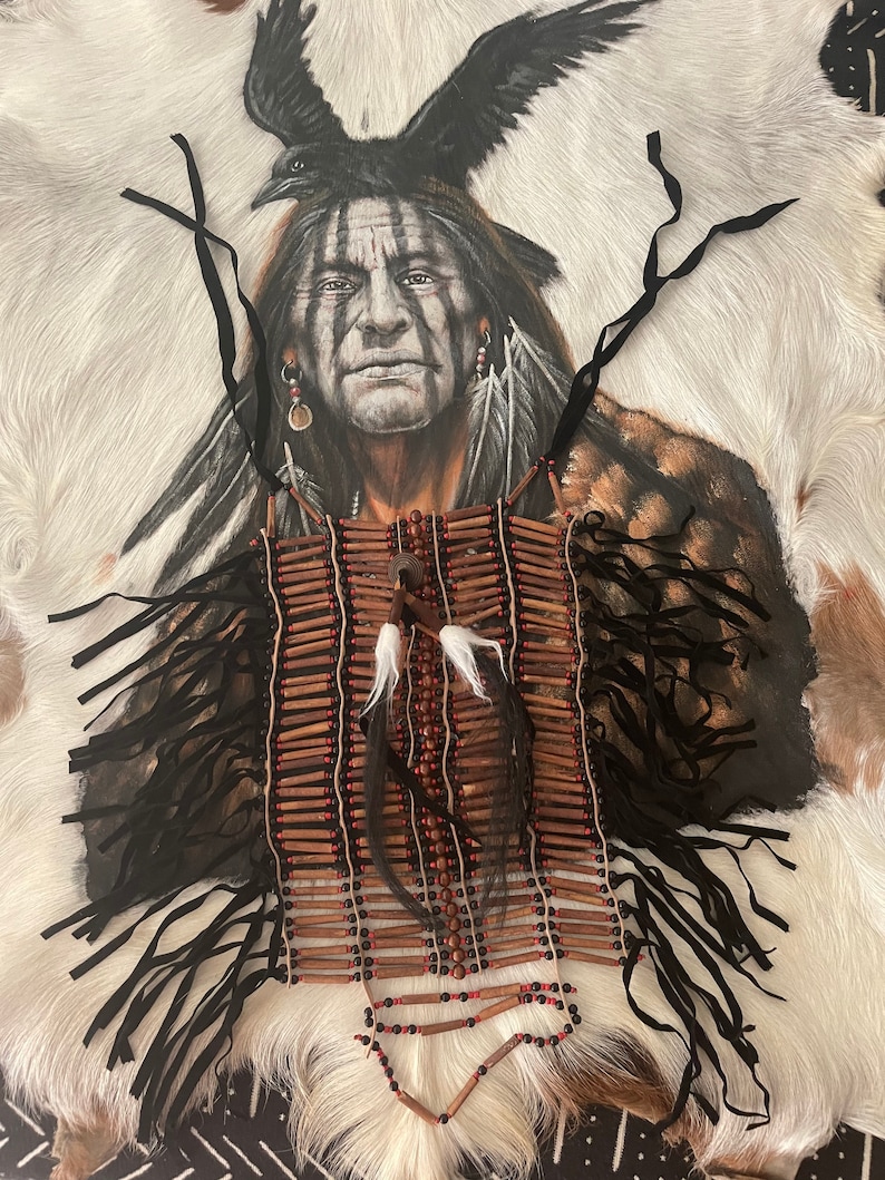 Native American Style Chest Piece. - Etsy