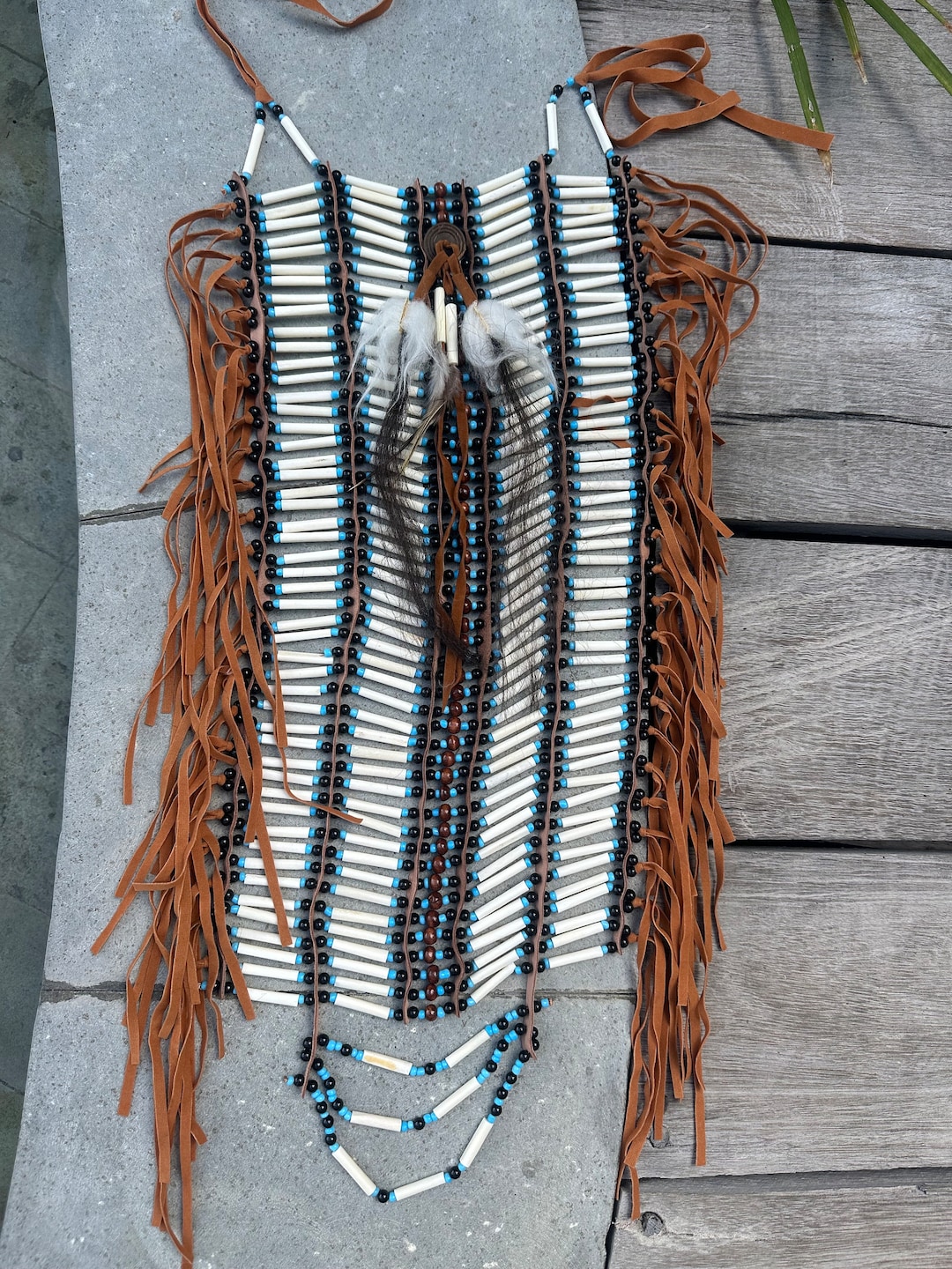 Bone Chest Piece Extra Long - Etsy