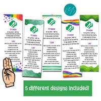 2025 Girl Scout Cookie Business Card With QR Code, Girl Scout Printable ...