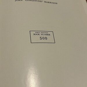 The Lost Science of John longitude Harrison by William Laycock Signed ...