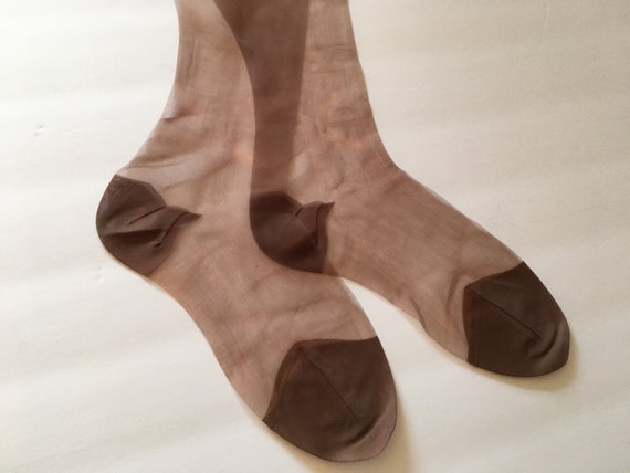 Vintage Thigh High Stockings Nylon Hose RHT | Etsy