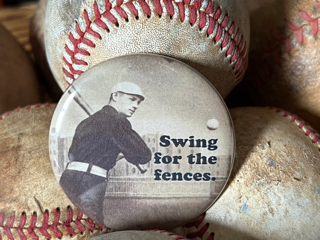 Baseball Refrigerator Magnet Swing for the Fences - Etsy
