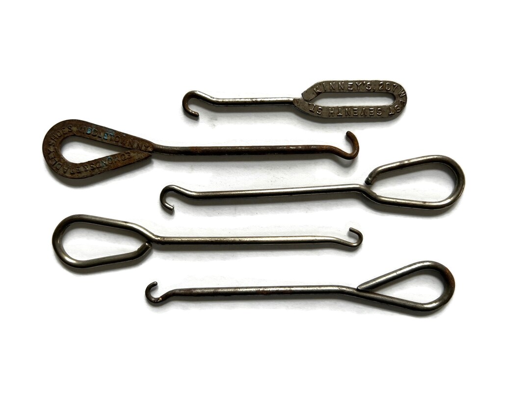 5 Vintage Shoe Buttonhooks - Etsy