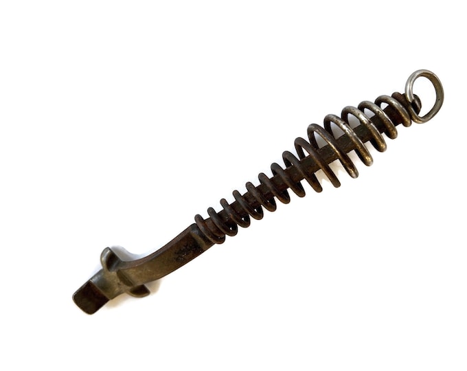 Vintage Cast Iron Lid Lifter With Spiral Handle - Etsy