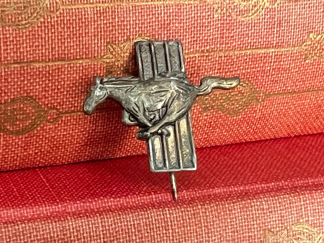 Vintage Ford Mustang Pin - Etsy