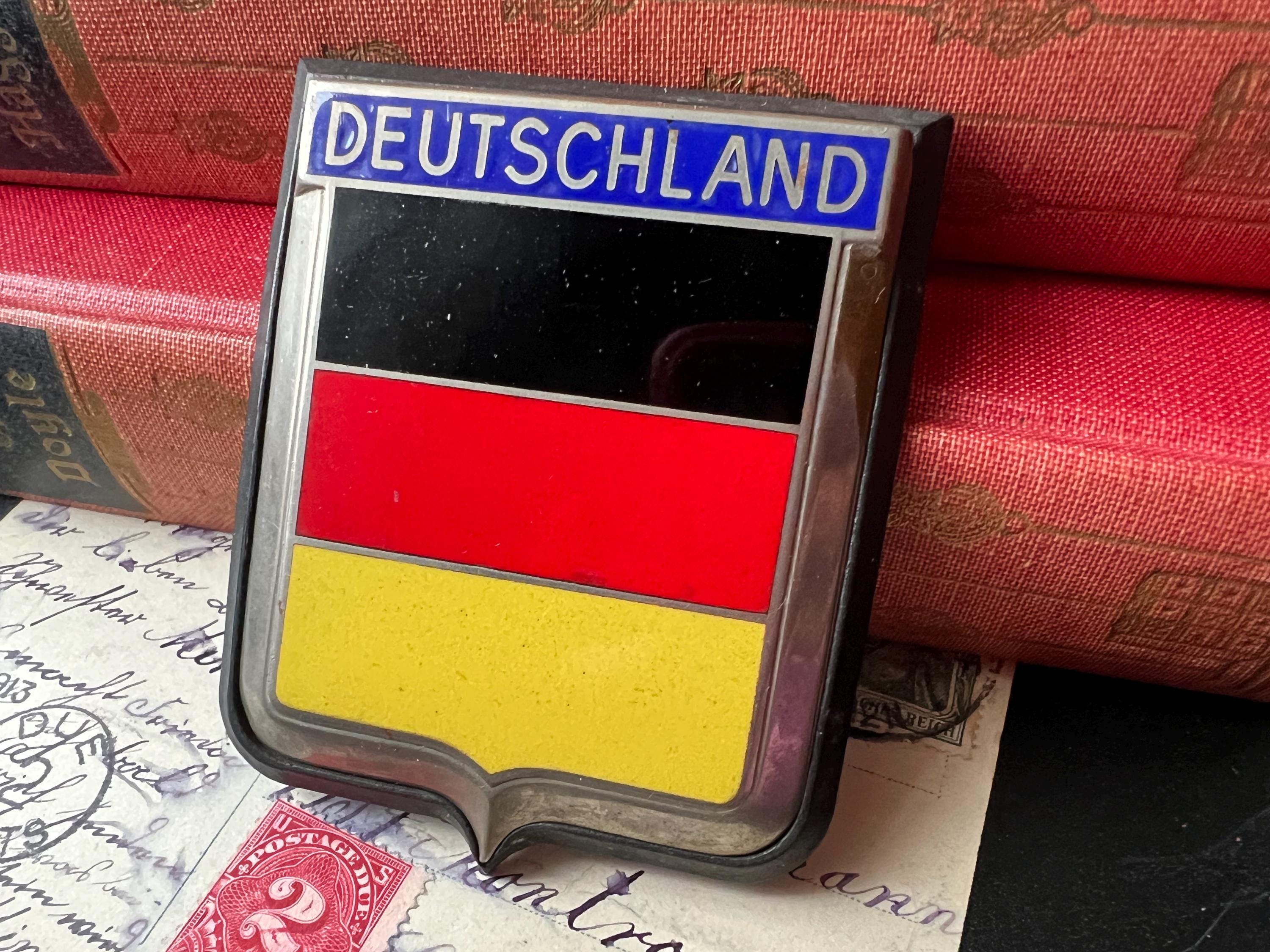 German Eagle Crest Deutschland Germany Flag Panzer Cross Pin Badge ...