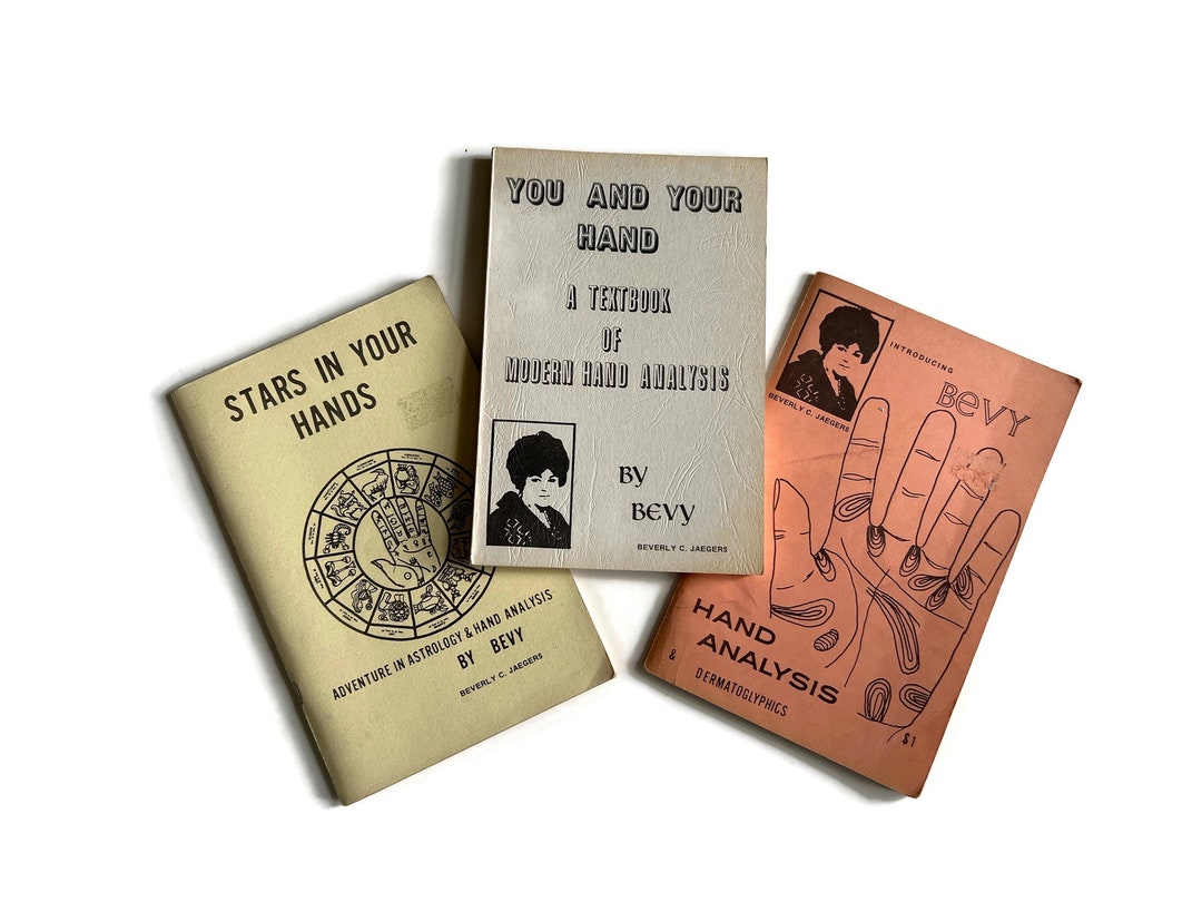 3 Vintage Hand Analysis Books by Bevy Beverly Jaegers - Etsy