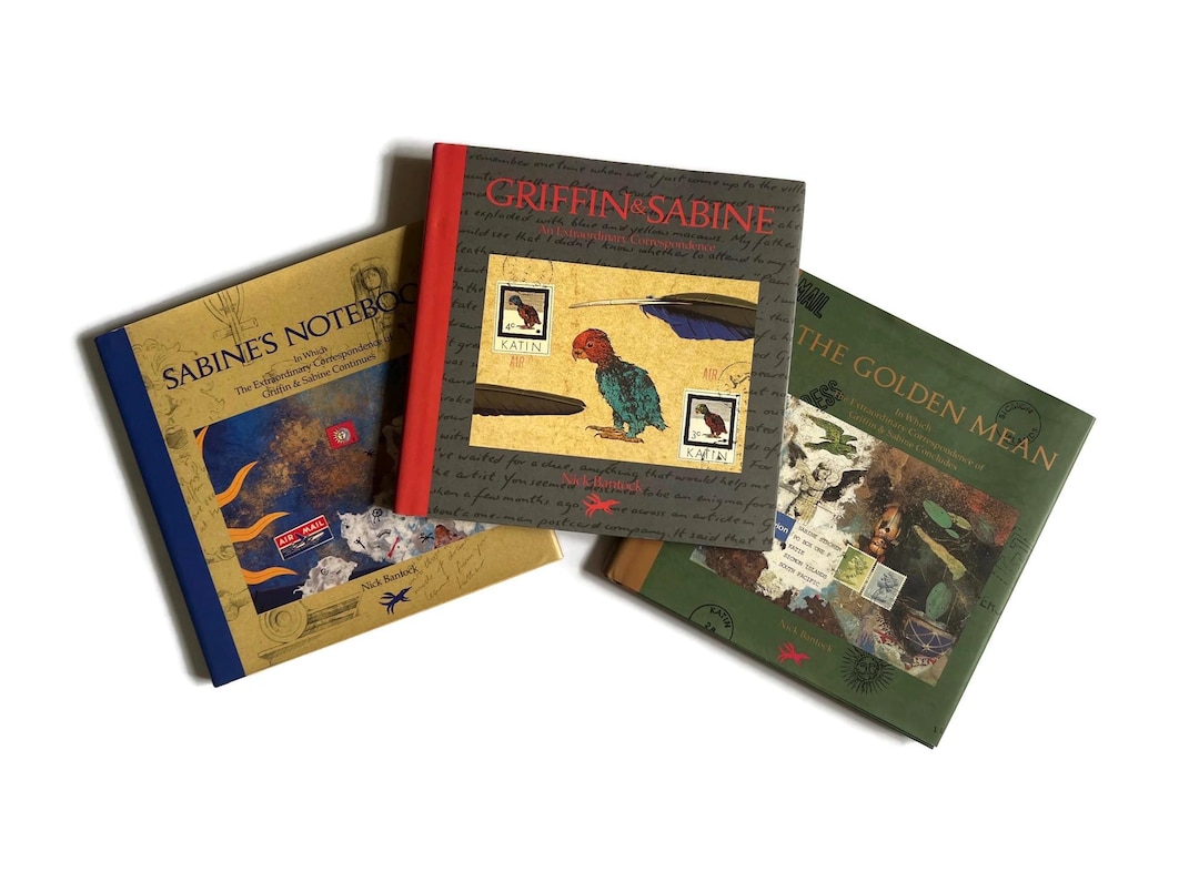Griffin and Sabine Trilogy 3 Books by Nick Bantock - Etsy