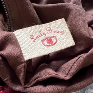 Vintage Leather Patchwork Purse Lucky Brand AS IS a Few Stains to ...