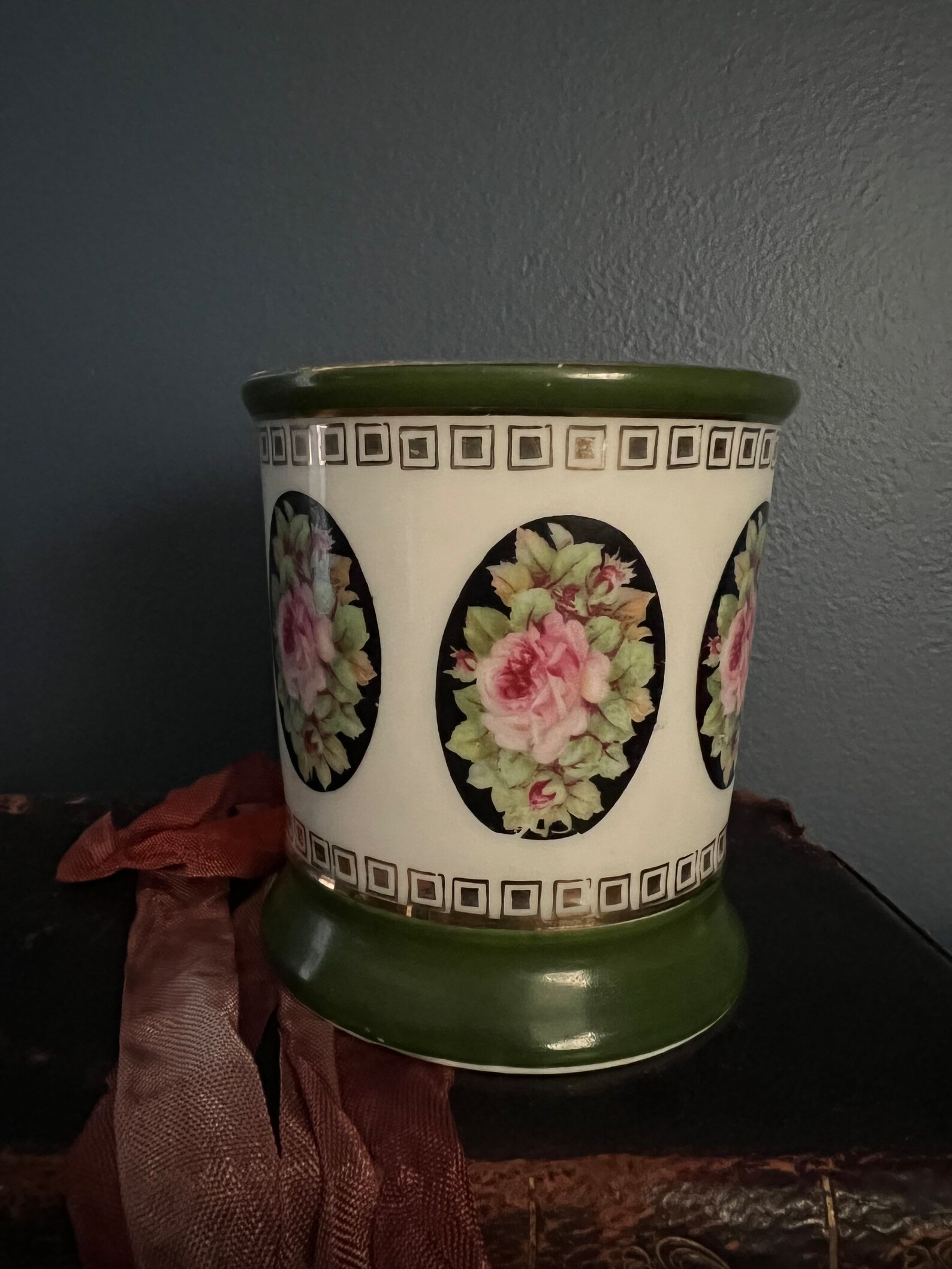 Small Porcelain Floral Cup Made in Germany - Etsy