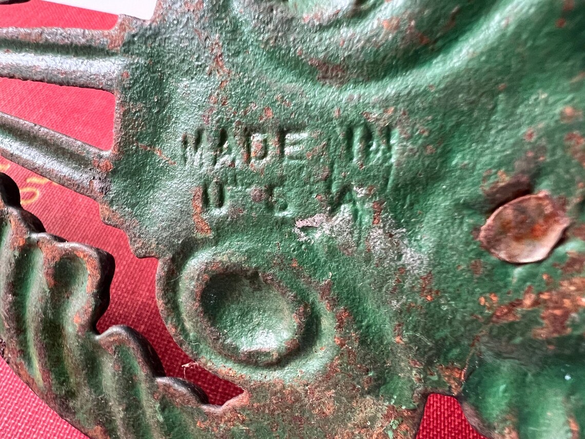 Vintage Metal Receipt Spike Wall Hook Cast Iron Office - Etsy