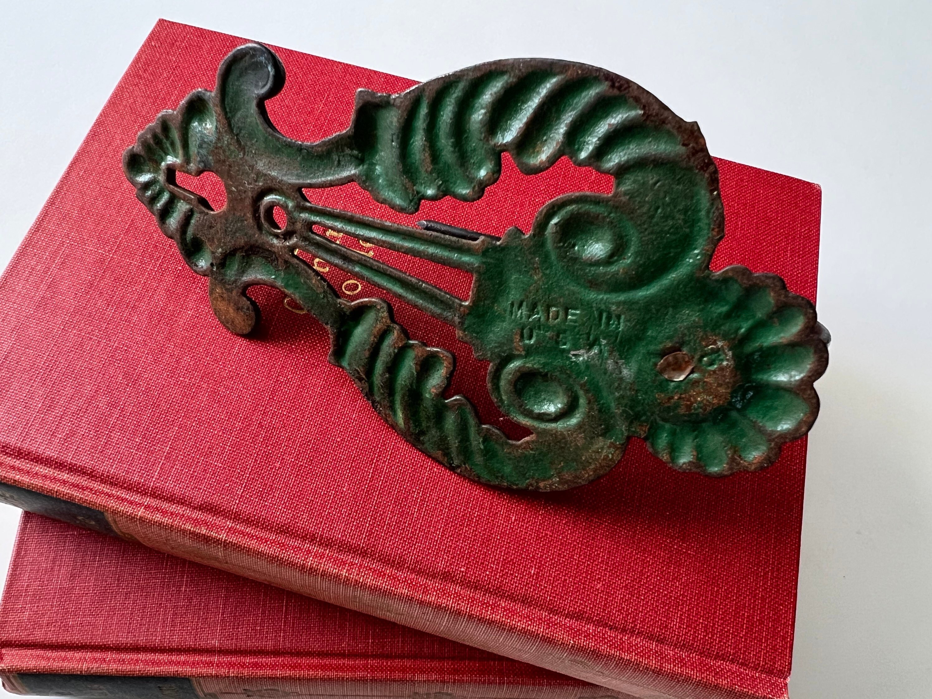 Vintage Metal Receipt Spike Wall Hook Cast Iron Office - Etsy