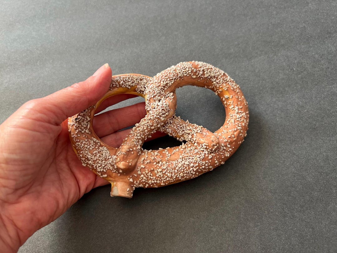 Antique Pretzel Flask Ceramic AS IS - No Cork - Chip on Flask - Etsy