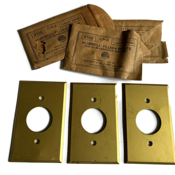 Antique Brass Outlet Covers - Etsy