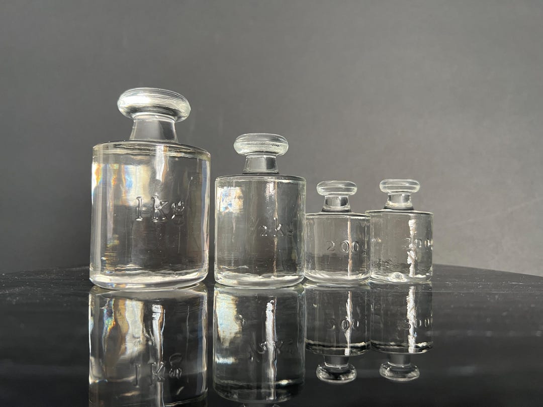 Vintage Glass Weights for Balance Scale Apothecary - Etsy