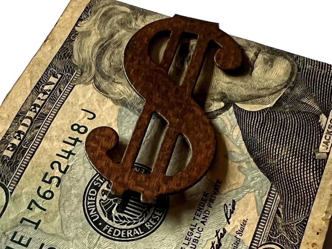 Vintage Money Clip Dollar Sign - Etsy