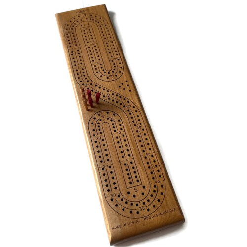 Basic Cribbage Board - Etsy