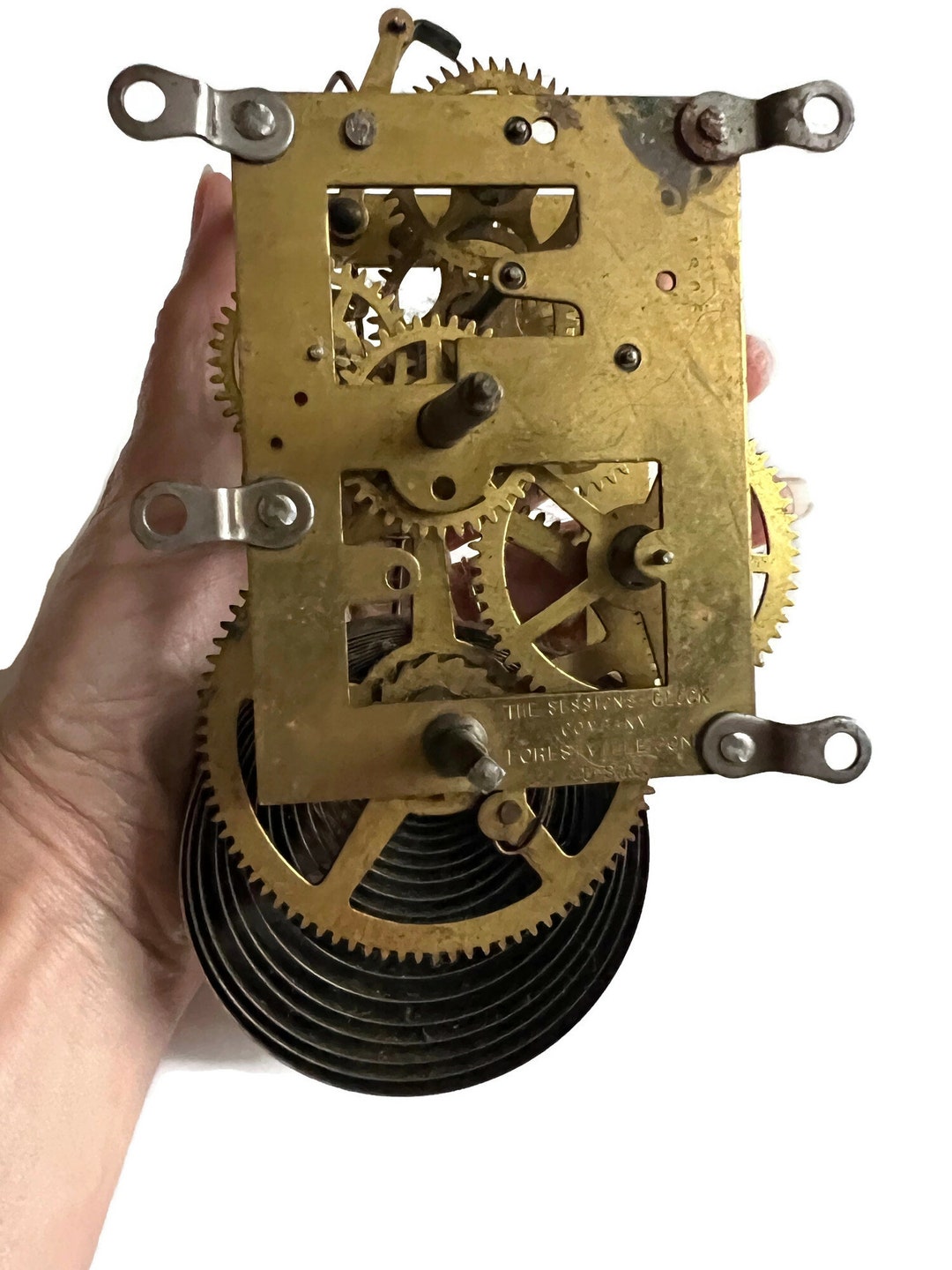 Vintage Clock Movement Sessions Clock Company AS IS - Etsy
