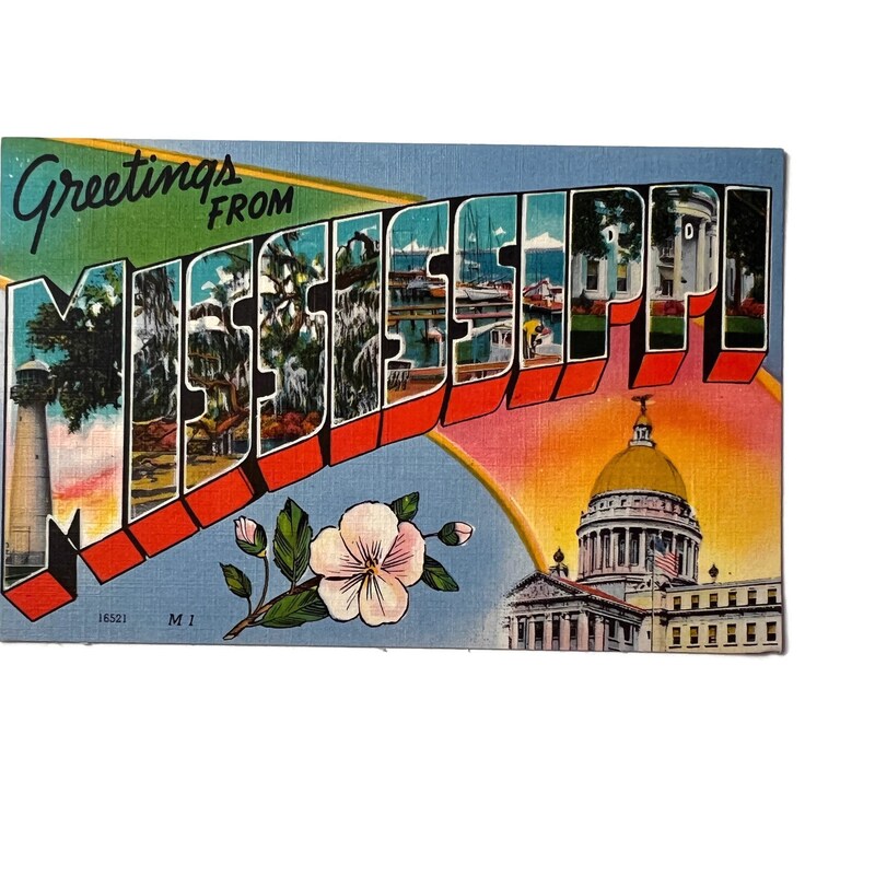 Big Letter Postcards - Etsy