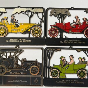 8 Vintage Plastic Calendar Toppers by Vernon Automobile Theme - Etsy