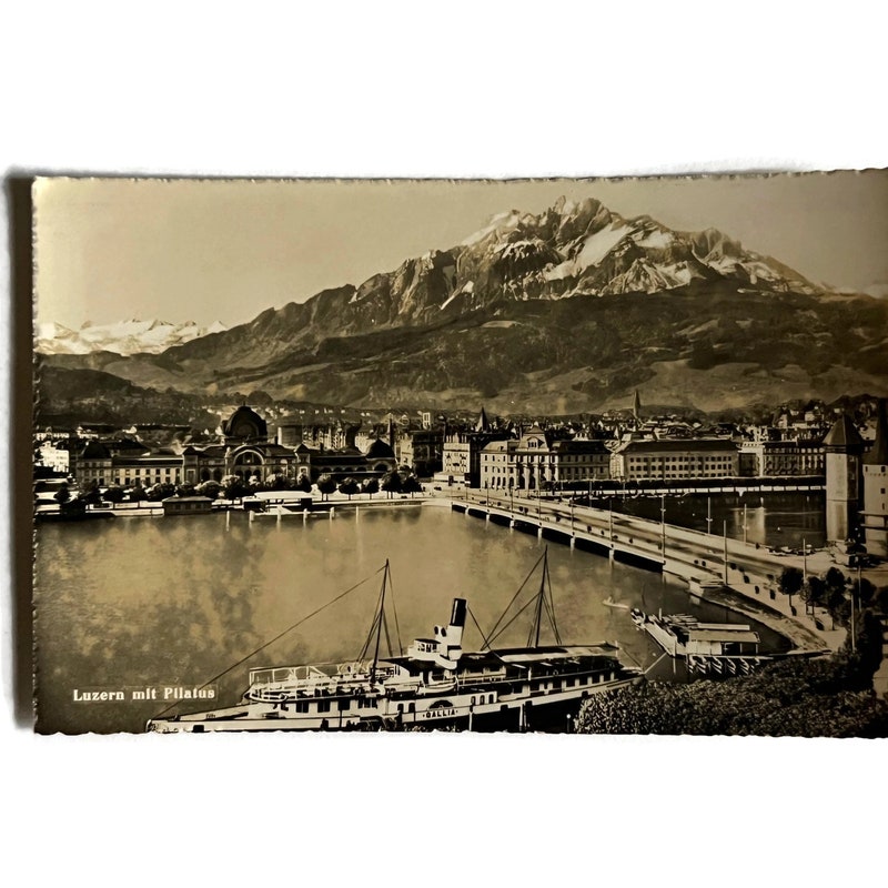 Swiss Postcard - Etsy