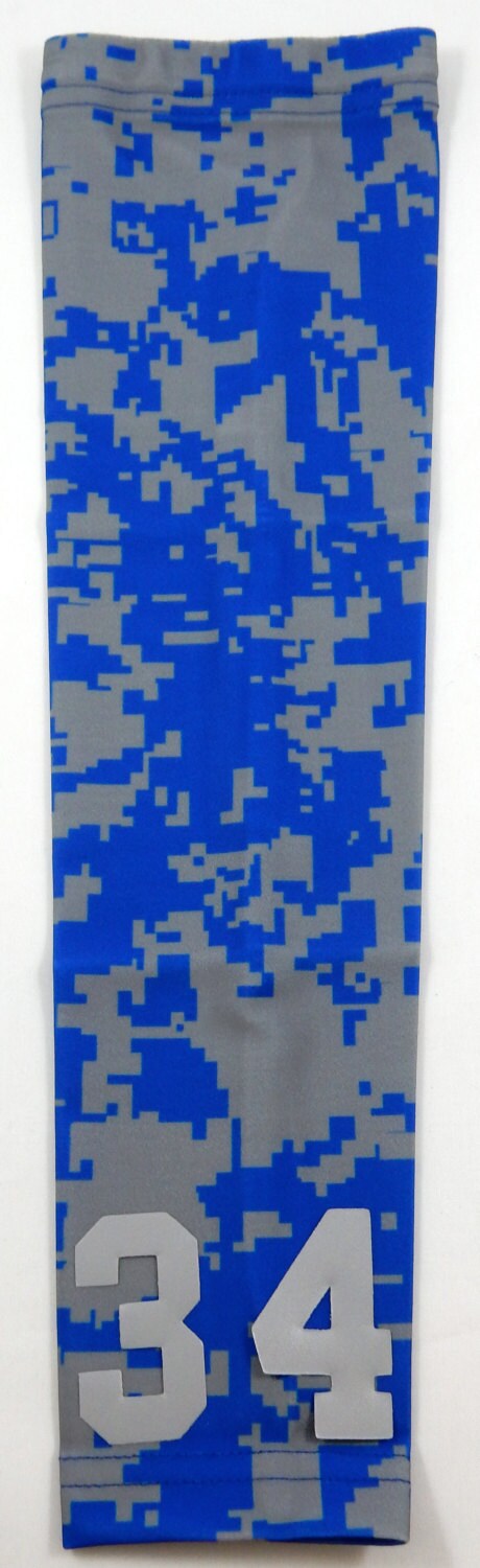 Custom Number PICK YOUR NUMBER Royal Blue Gray Camo Elite - Etsy