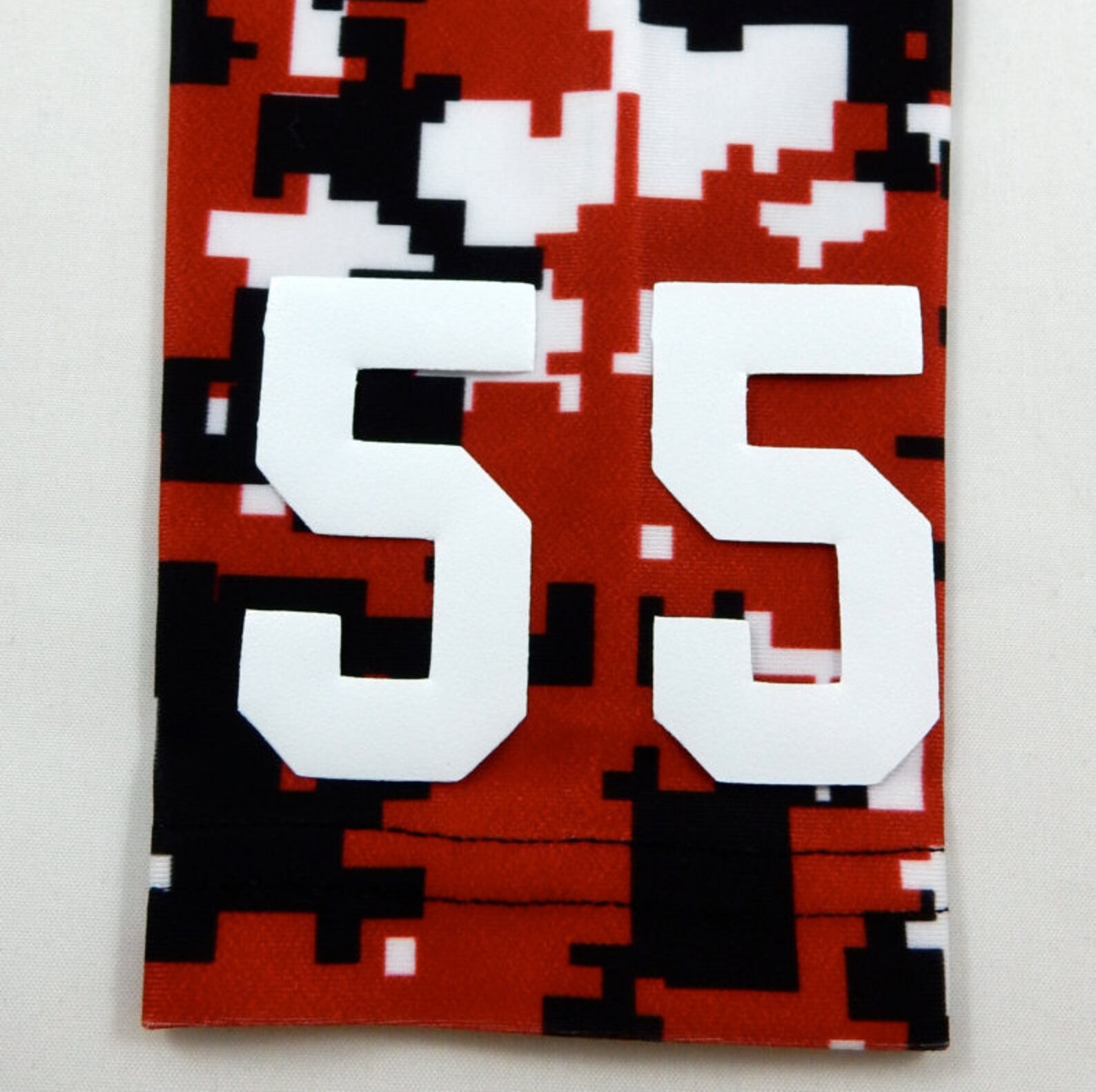 Custom Number PICK YOUR NUMBER Red Scarlet Black White Camo - Etsy