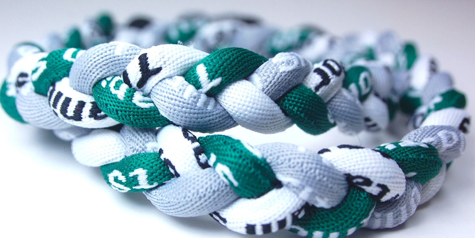 Green Gray Grey White 20 Inch 3 Rope Braided Tornado Baseball - Etsy