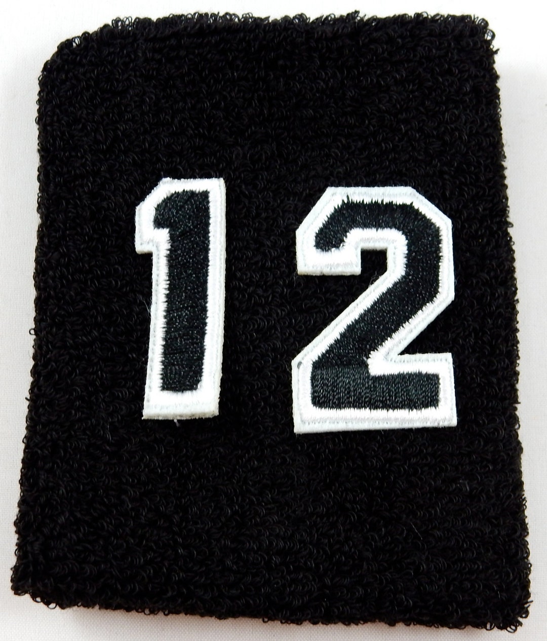 Custom Number PICK YOUR NUMBER Black White Wristband - Etsy