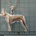 Large Sterling Silver Boston Terrier Standing Study Pendant - Etsy
