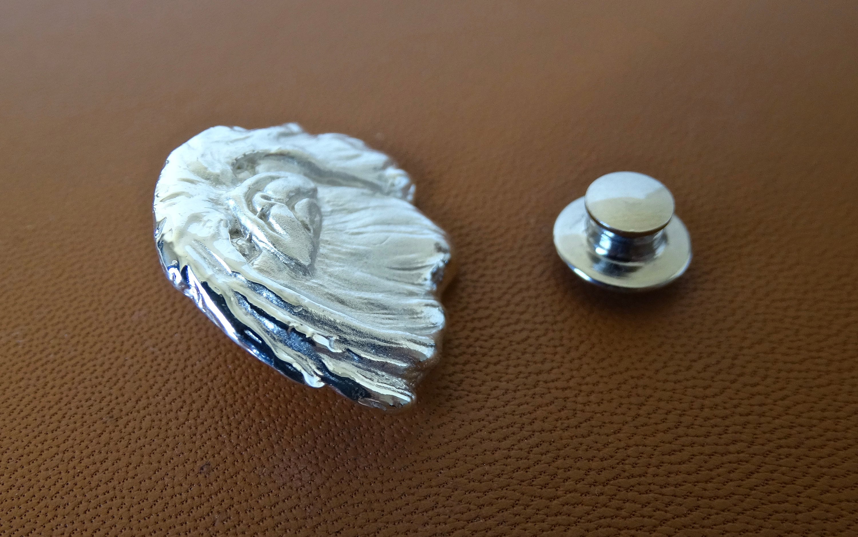 Large Sterling Silver Pekingese Head Lapel Pin - Etsy
