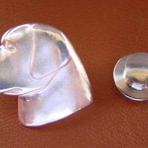 Large Sterling Silver Labrador Retriever Lapel Pin - Etsy