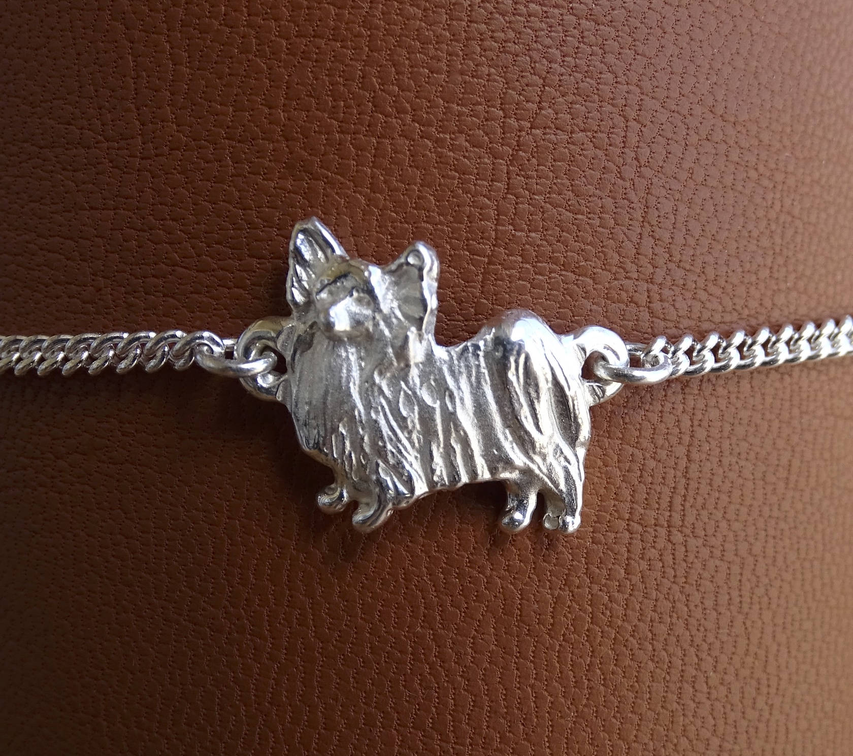 Sterling Silver Papillon Bracelet - Etsy UK